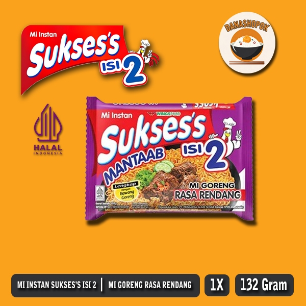 Jual Mie Sukses Isi 2 Mie Goreng Rasa Rendang 132gr | Shopee Indonesia