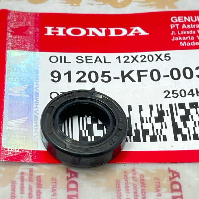Jual 91205-KF0-003 OIL SEAL SIL AS WATER PUMP CB 12x20x5 | Shopee Indonesia