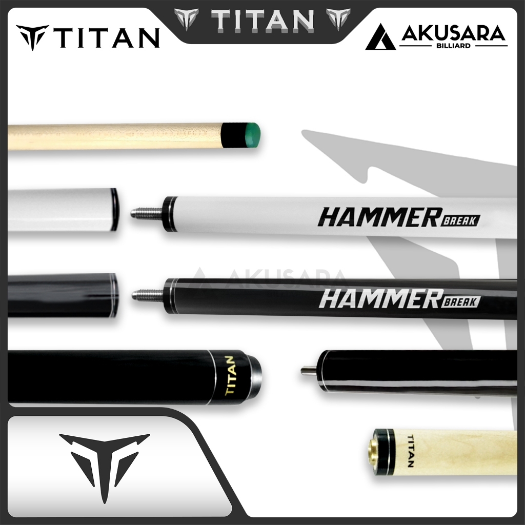 Jual Titan Hammer Break (HEAVY HIT TECHNOLOGY) Cue Stick Billiard ...