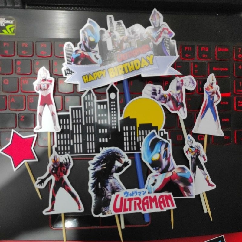 Jual cake topper hiasan kue ultraman ultramen 200125ult | Shopee Indonesia