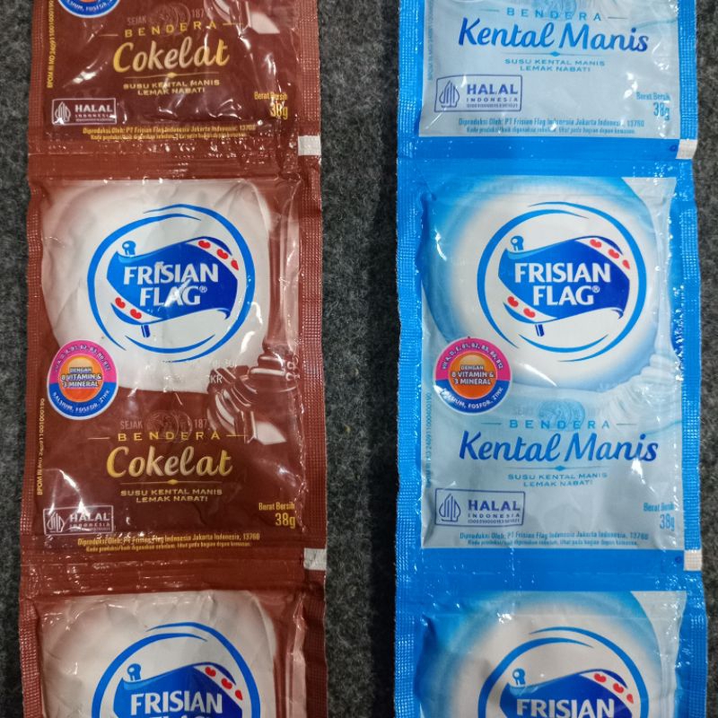 Jual [per pack] Frisian Flag Susu Kental Manis Bendera Krimer Creamer ...