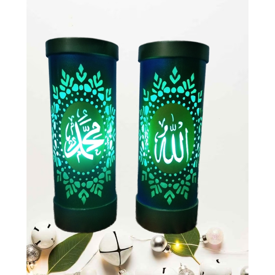 Jual Lampu hias dinding motif kaligrafi bahan paralon PVC lampu LED ...