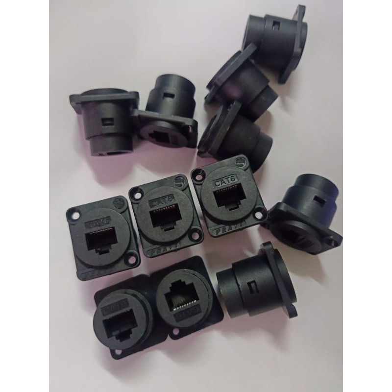 Jual CAT6 Ethercon RJ45 / Ethernet Connector RJ45 CAT 6 Hitam PRATT ...
