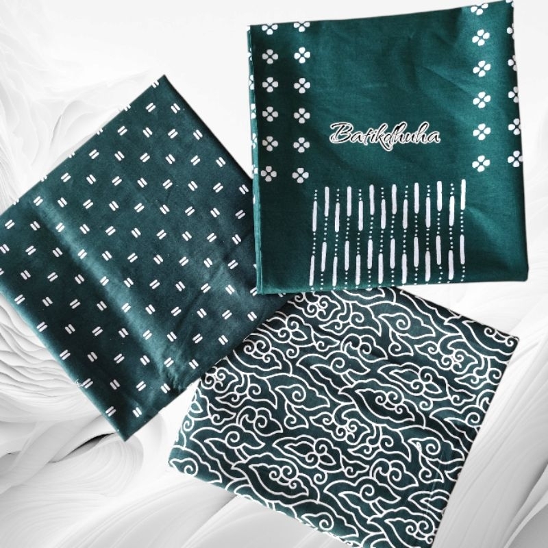 Jual Kain Batik Murah Pekalongan Batik Lucu Aesthetic Hijau Botol ...