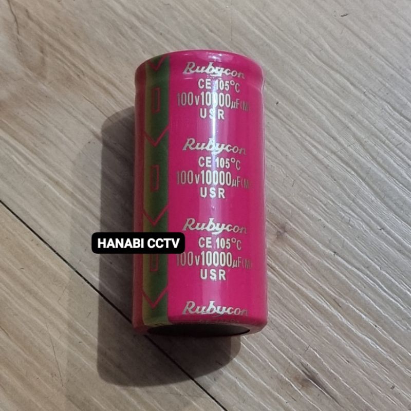 Jual USR Elco 10000uf 100v Rubycon USR Merah Elko Rubicon Red Original | Shopee Indonesia