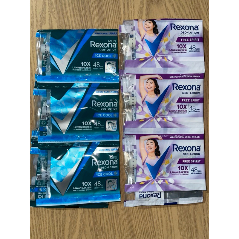 Jual Rexona Deo-Lotion Sachet isi 12 Pcs | Shopee Indonesia