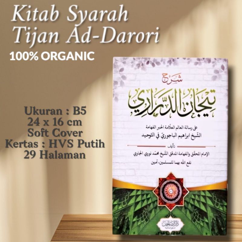 Jual Kitab Syarah Tijan Ad-Darori Syaikh Muhammad Nawawi Al-Jawi ...
