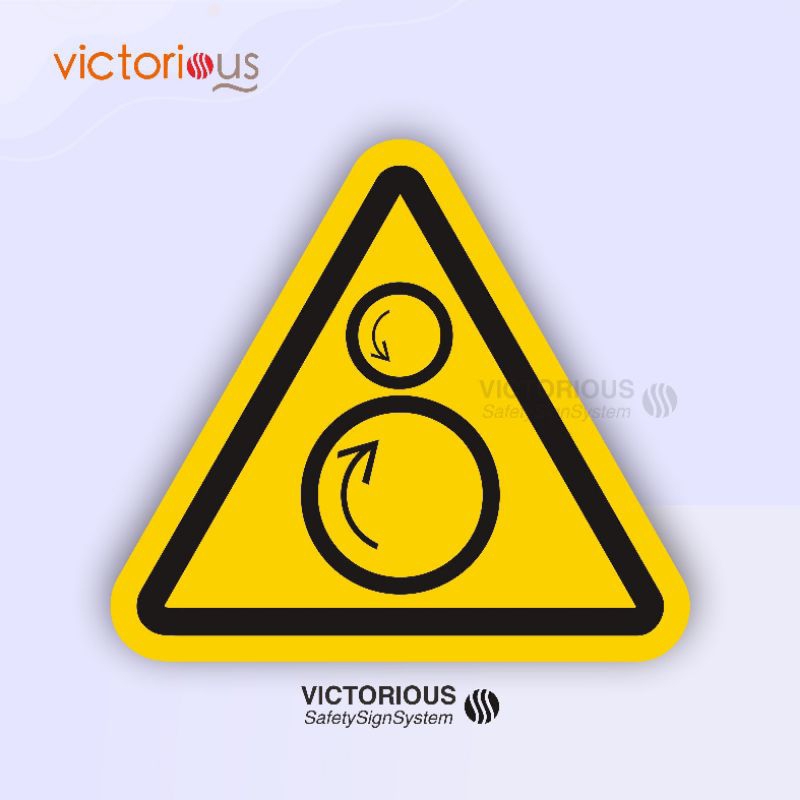 Jual Sticker Safety Sign K3 Standar ISO 7010 Simbol Bahaya Terjepit ...