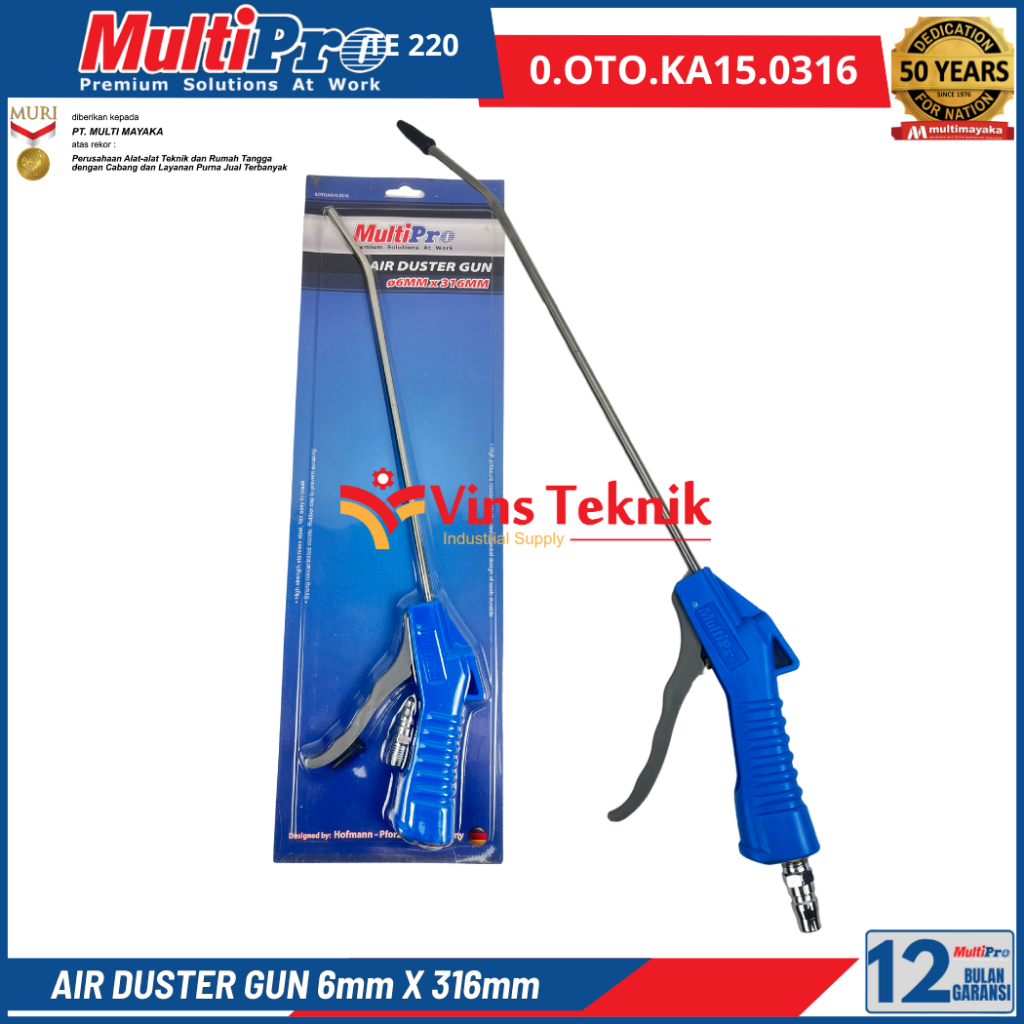Jual Spray Gun Angin PANJANG Air Duster Gun 6X316mm MULTIPRO | Shopee Indonesia