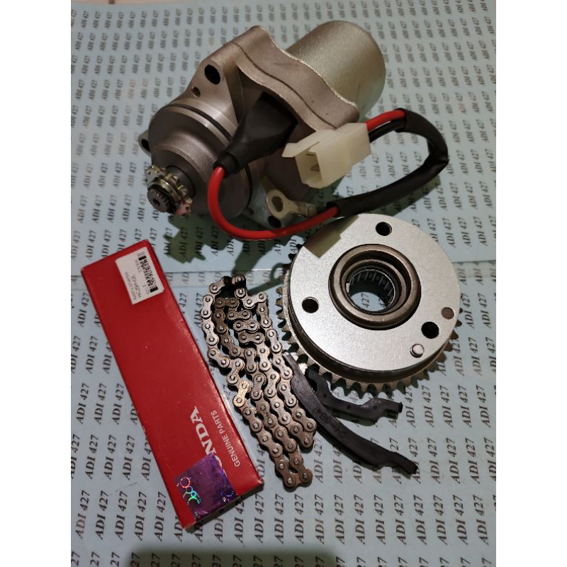 Jual PAKET DINAMO STATER SET ONEWAY/GIGI/GEAR RUMAH PELOR STATER+RANTE ...