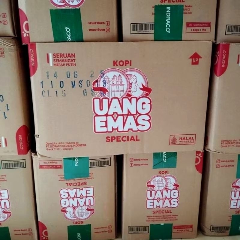 Jual Kopi uang emas 1dos kopi giras bubuk robusta 5kg coffee nikmat ...