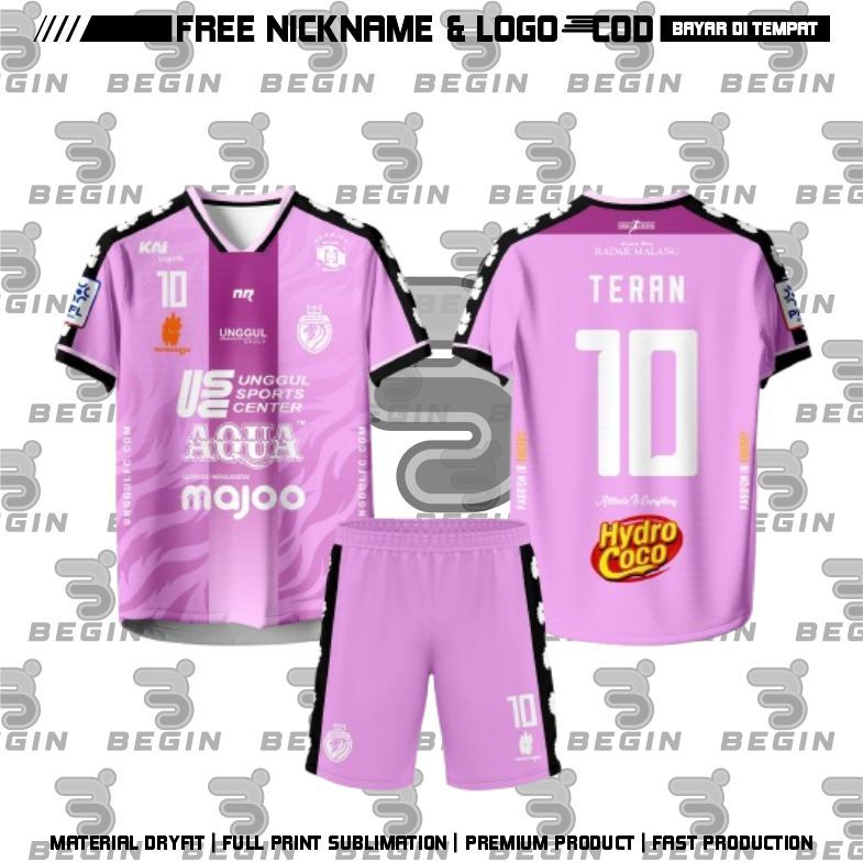 Jual Jersey Unggul 4Rd Jersey Sepakbola&Futsal Unggul FC Malang New PFL ...