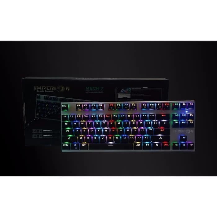 Jual KEYBOARD GAMING IMPERION MECH 7 KG-M07R - KB MECH 7 | Shopee Indonesia