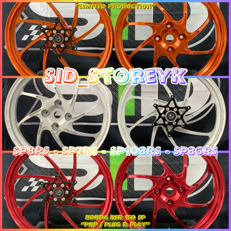 Jual NSR150SP FORGED WHEELS by SID RACING (SP8RS) | Shopee Indonesia