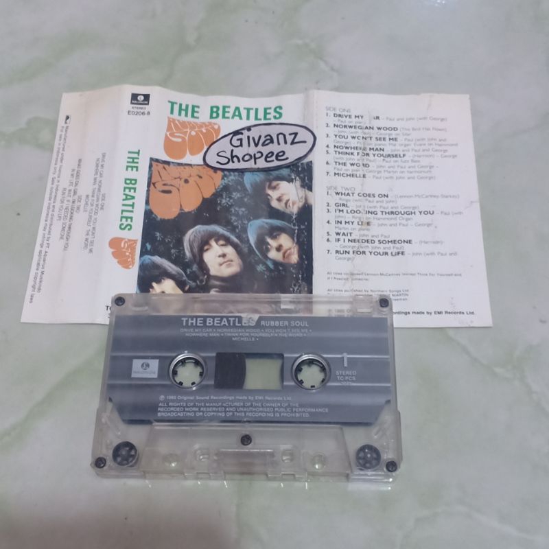 Jual kaset pita THE BEATLES - Rubber Soul | Shopee Indonesia