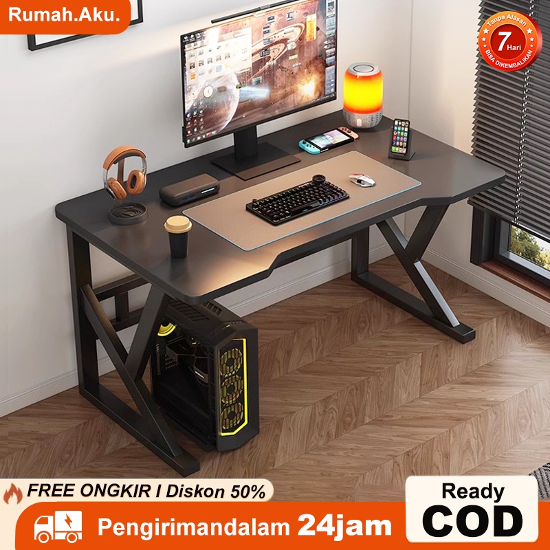 Jual RA Meja Gaming Meja Komputer Meja belajar Meja PC 140cm Meja ...