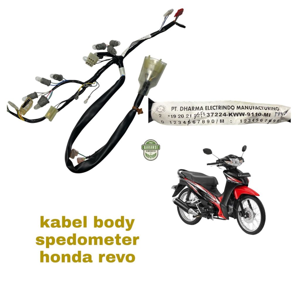 Jual kabel body bodi speedometer honda set LAMPU Kode KWW revo ...