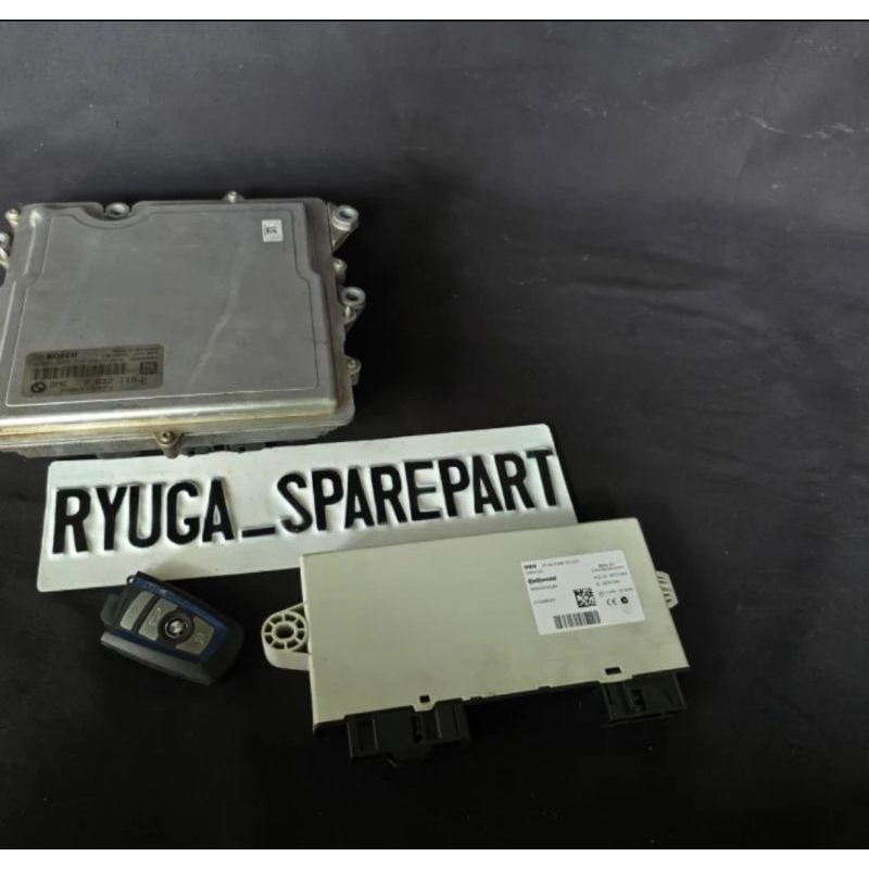 Jual ECU SET DME CAS4 chip kunci original BMW X3 F25 N55 7632115 9 268 ...