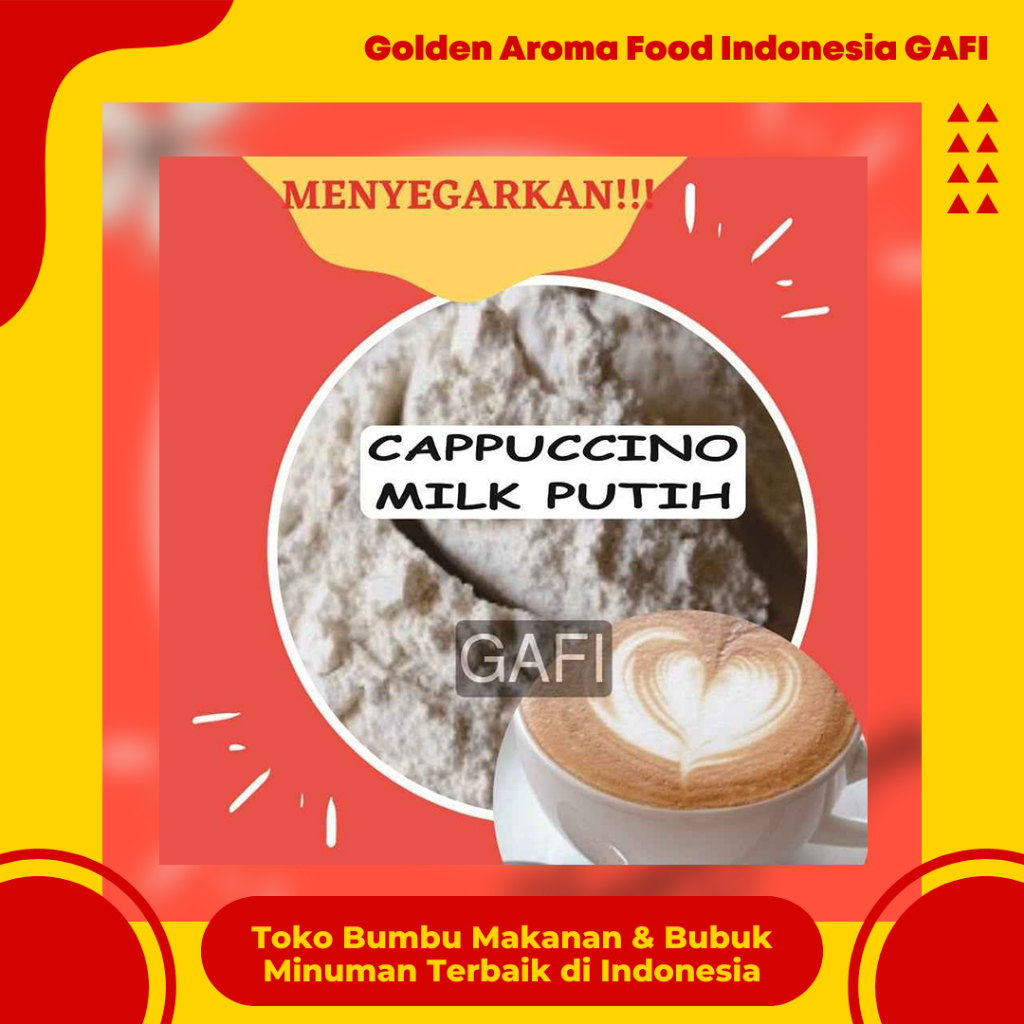 Jual Bumbu Tabur Rasa Capuccino Milk Putih 1 kg l Bubuk Tabur Cappucino ...