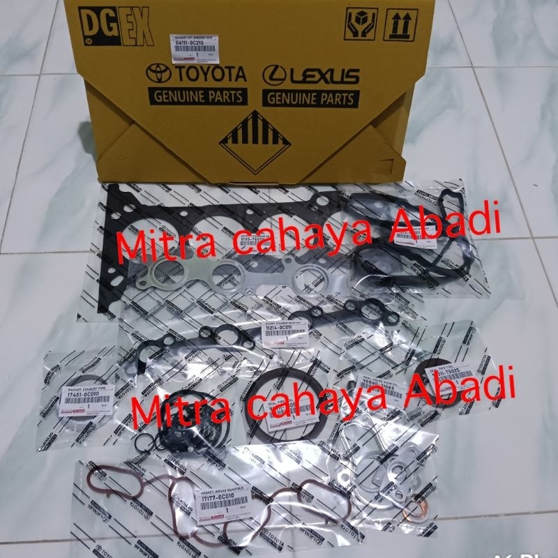 Jual Paking packing gasket full set Innova inova hilux Bensin 1TR original THAILAND | Shopee ...