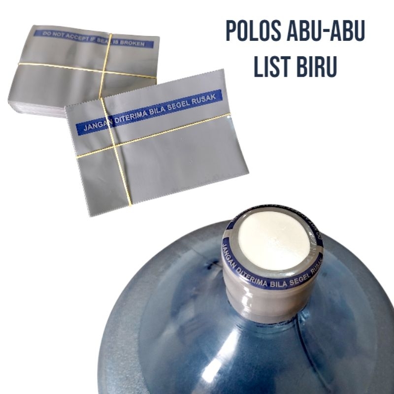 Jual Segel Galon Polos Abu-Abu List Biru - Wodiplast 200 Pcs | Shopee ...