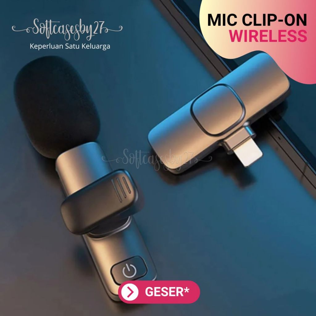 Jual Mic Clip On Youtuber Wireless Usb/Mic Youtuber bluetooth K8 ...