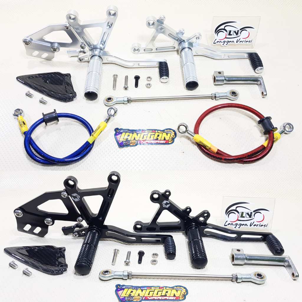 Jual Pustep Step Underbone CNC Pro1 Ninja 150 N150 R SS RR + Selang ...