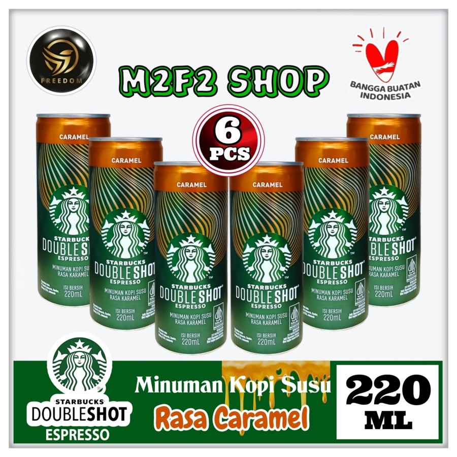 Jual Starbucks Doubleshot Espresso Caramel Coffee Can | Kopi Susu Rasa ...