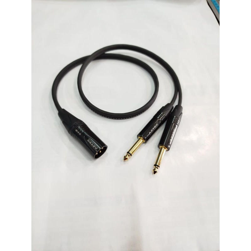 Jual Kabel xlr male dual ts 30 cm Mogami 2965 jepang original | Shopee ...