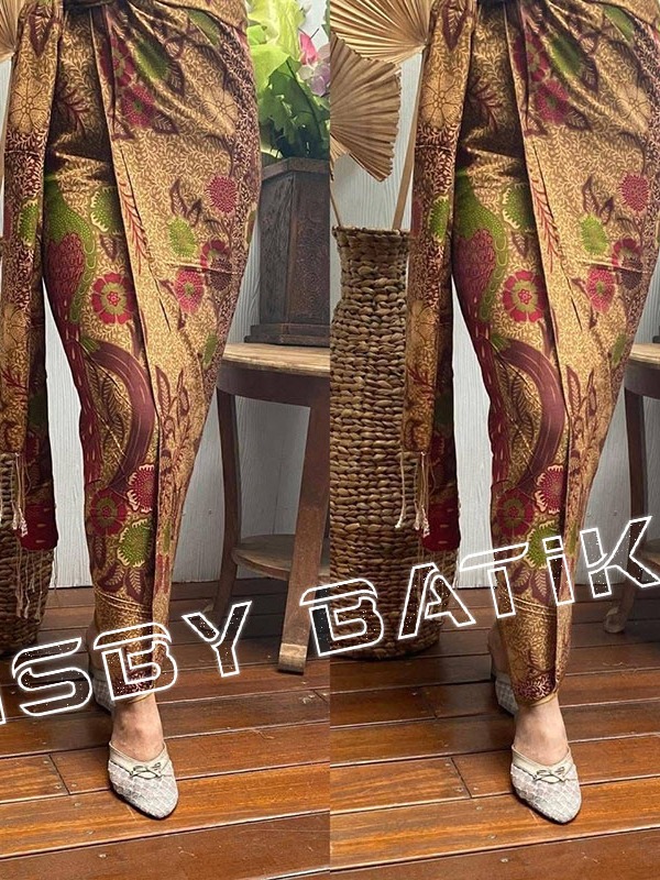 Jual Kombinasi Kamen Dan Selendang Bali Kamen Sutra Paris ATBM Asli ...