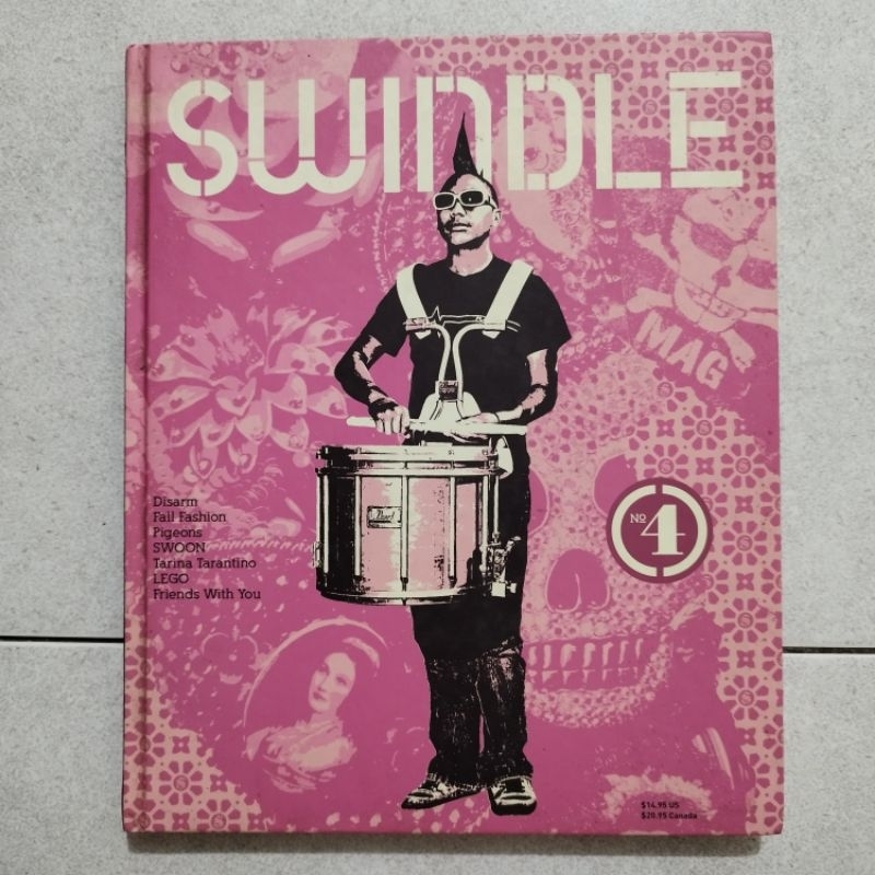 Jual swindle Magazine no 4 founded by shepard fairey, hard cover ...