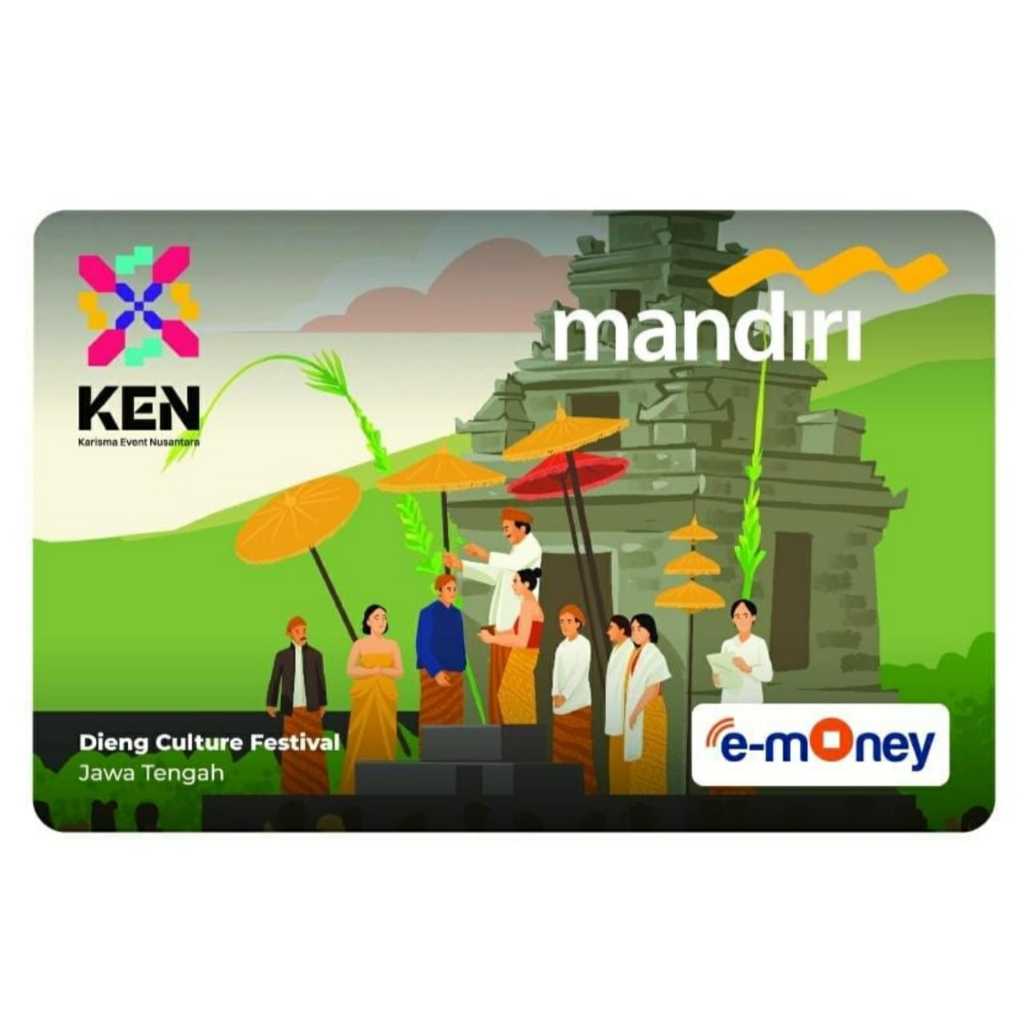Jual Kartu E-money Mandiri Edisi KEN - Dieng Culture (Support NFC ...