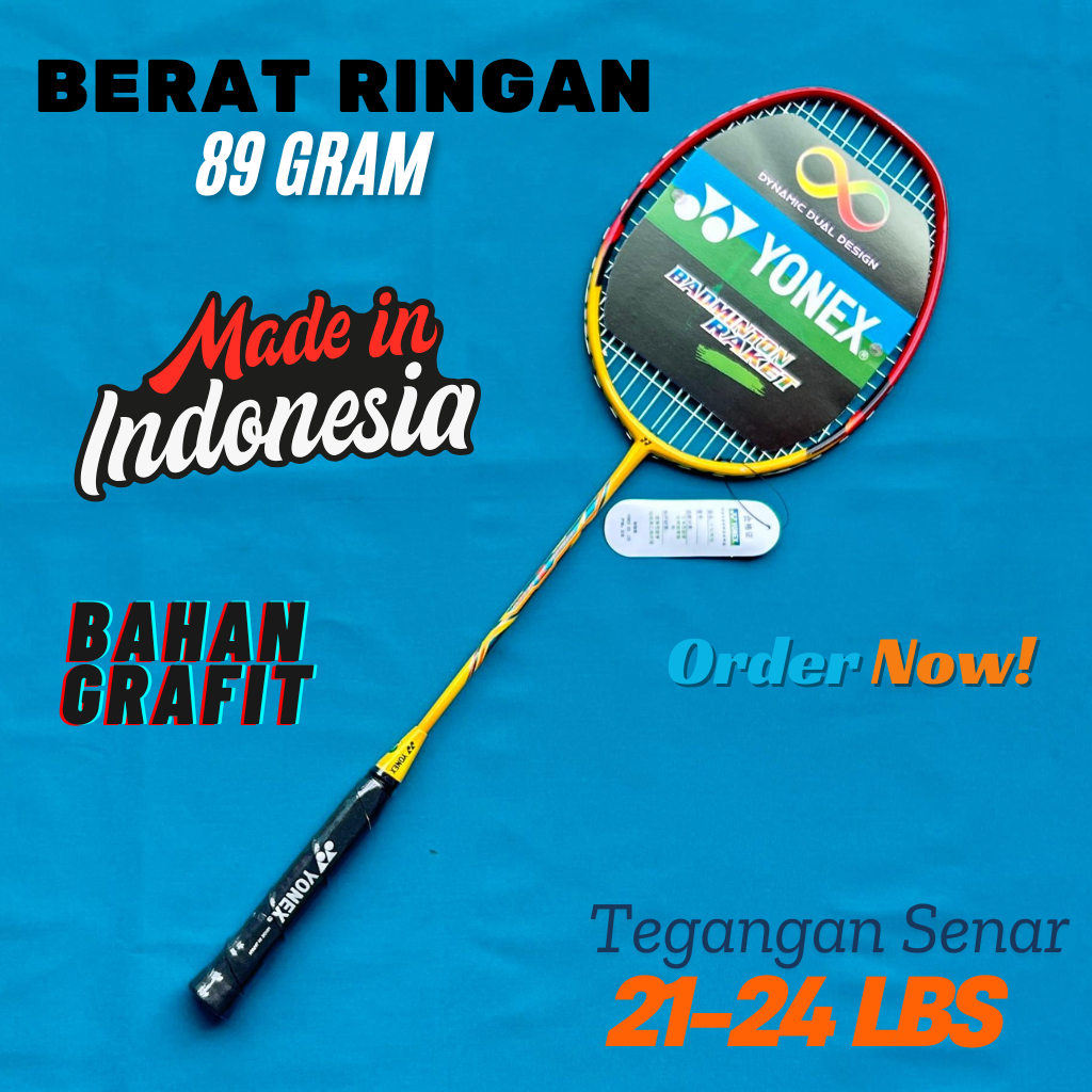 Jual Raket Badminton Murah Produk Lokal berlogo PBSI | Shopee Indonesia