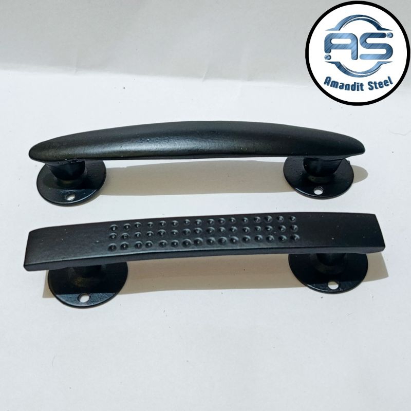 Jual Tarikan Besi Laci Hitam Polos Bintik SAVA Pegangan Tarik Lemari ...