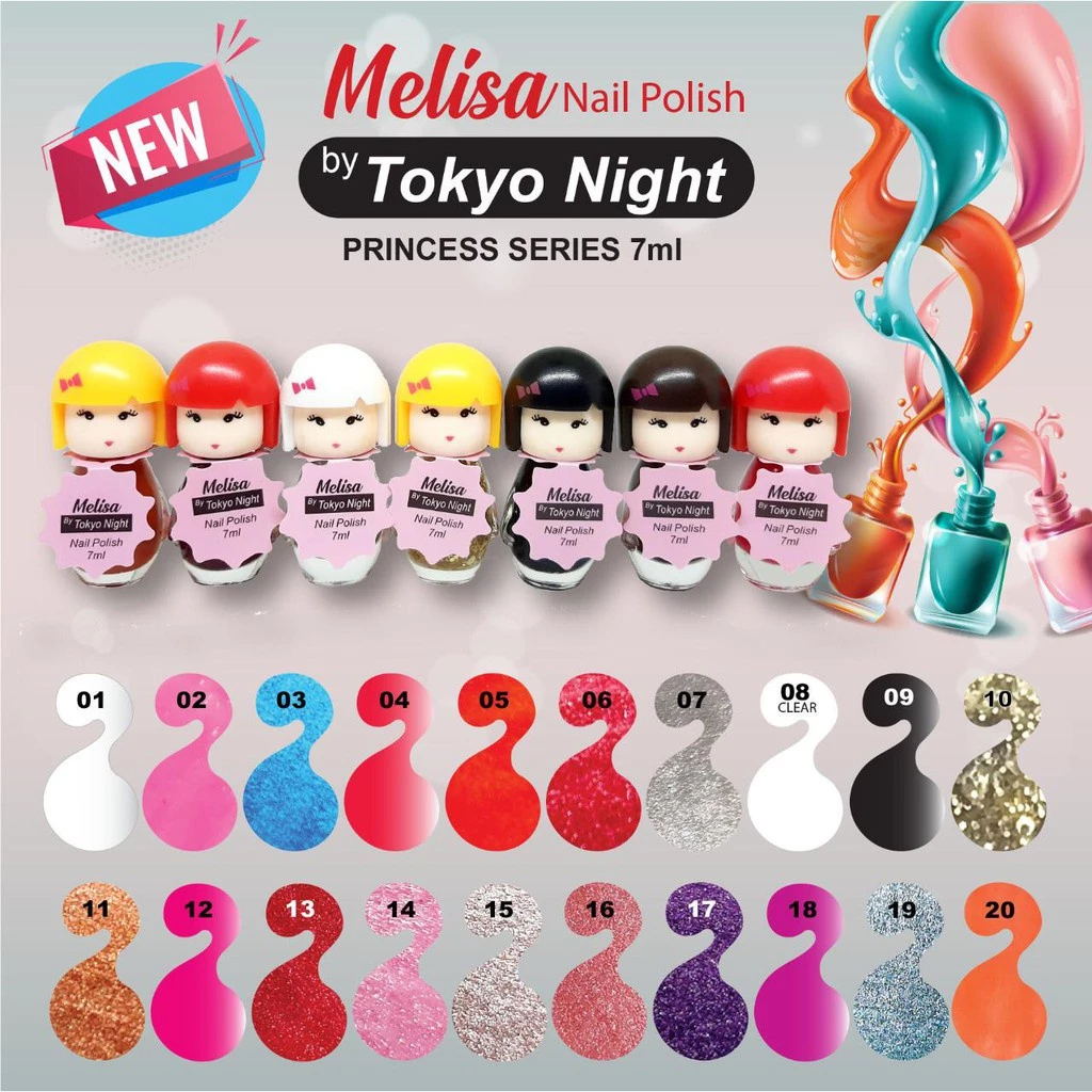 Jual Melisa Kutek Polish Princess Edition 7 ml (Ecer) | Shopee Indonesia