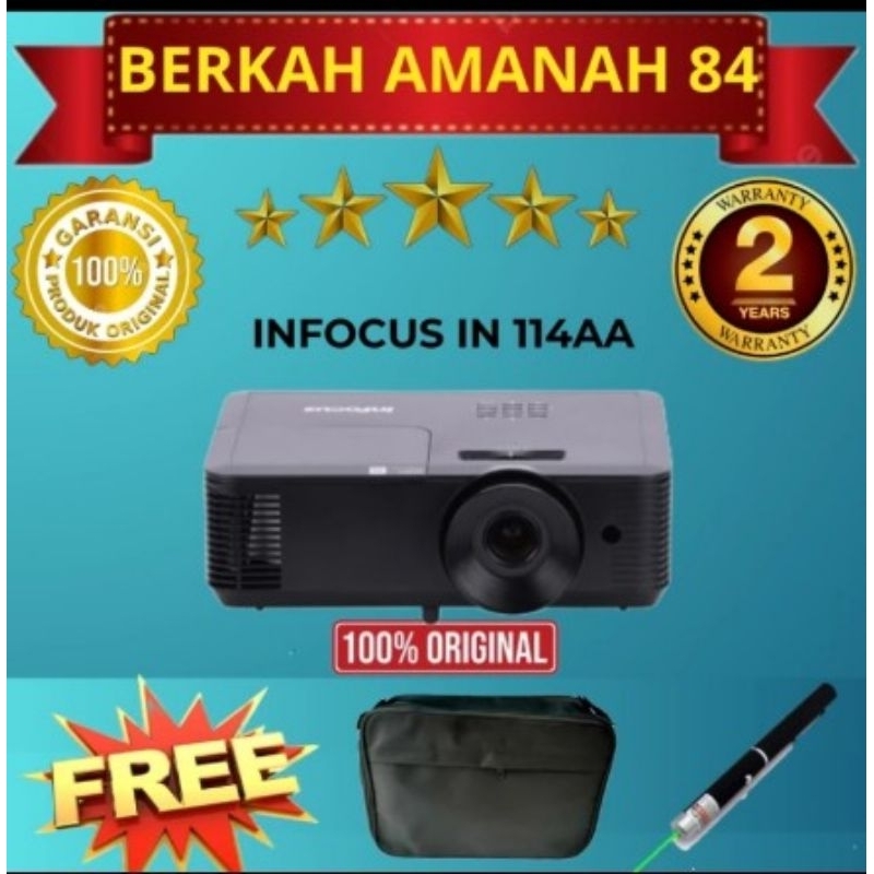 Jual PROYEKTOR INFOCUS IN 114AA XGA 3800 LUMENS HDMI | Shopee Indonesia