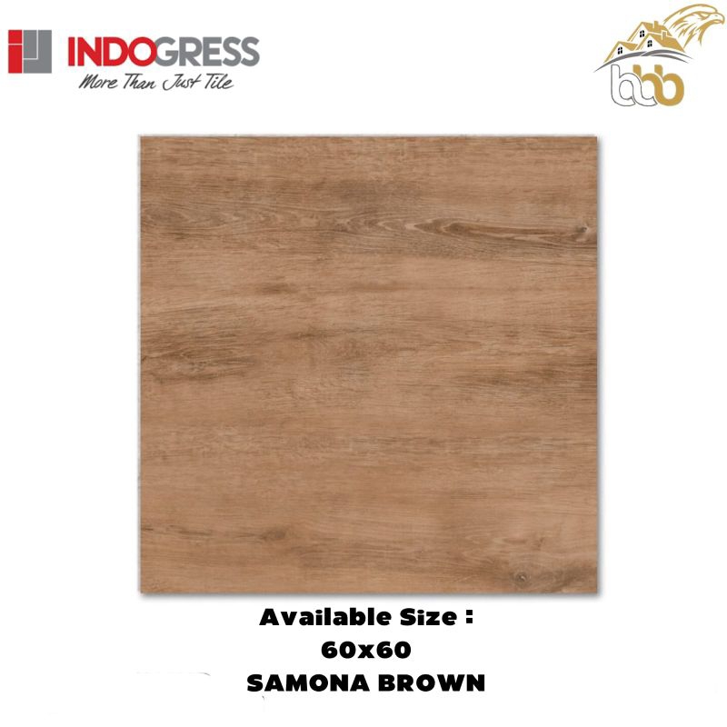 Jual Granit Indogress 60x60 Samona Brown | Shopee Indonesia
