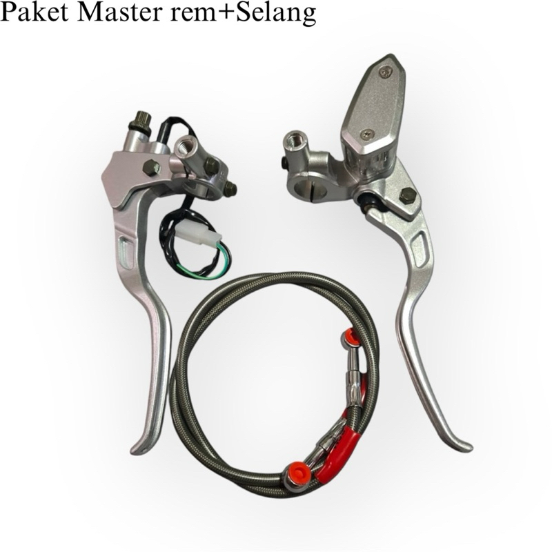 Jual Paket master rem oval plus selang rem depan pnp rxking mio scoopy ...