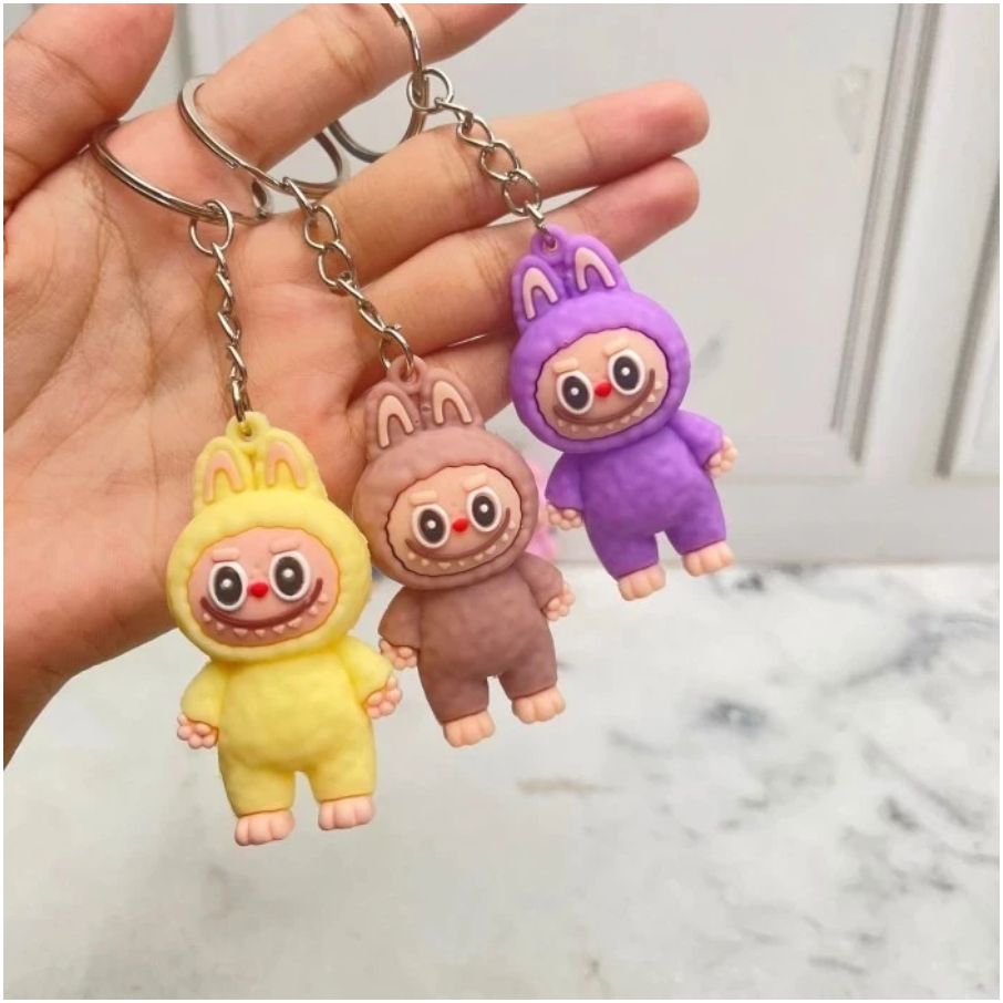 Jual Gantungan Kunci LABUBU Fullbody Super Cute Lucu / Keychain Labubu ...