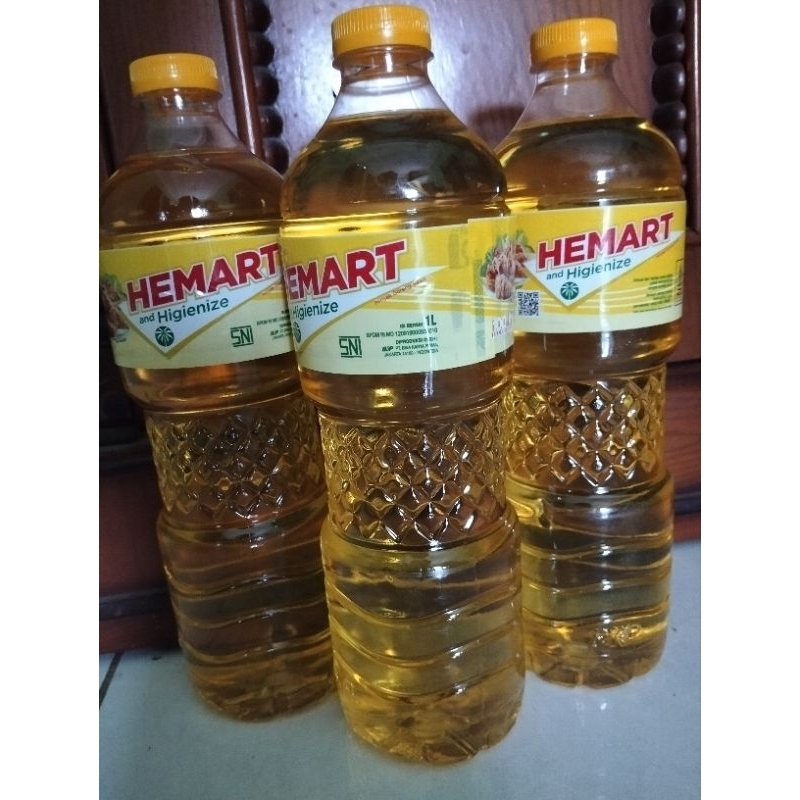Jual Minyak Goreng Hemart Botol 1 Liter minyak Hemart Botol murah minyak Hemart | Shopee Indonesia