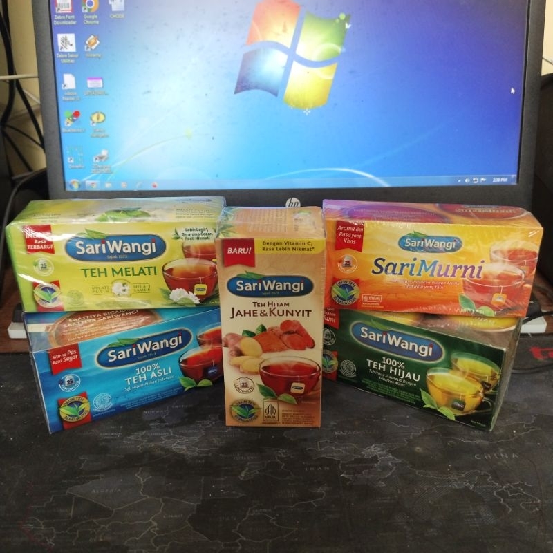 Jual Teh Sariwangi isi 25 Kantong Teh Hitam | Teh Celup Sariwangi Box ...