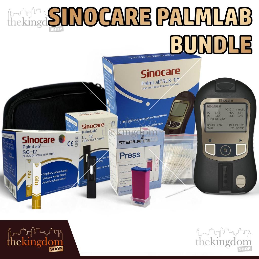 Jual Sinocare PalmLab SLX-120 Lipid and Blood Glucose Analyzer Bundle ...