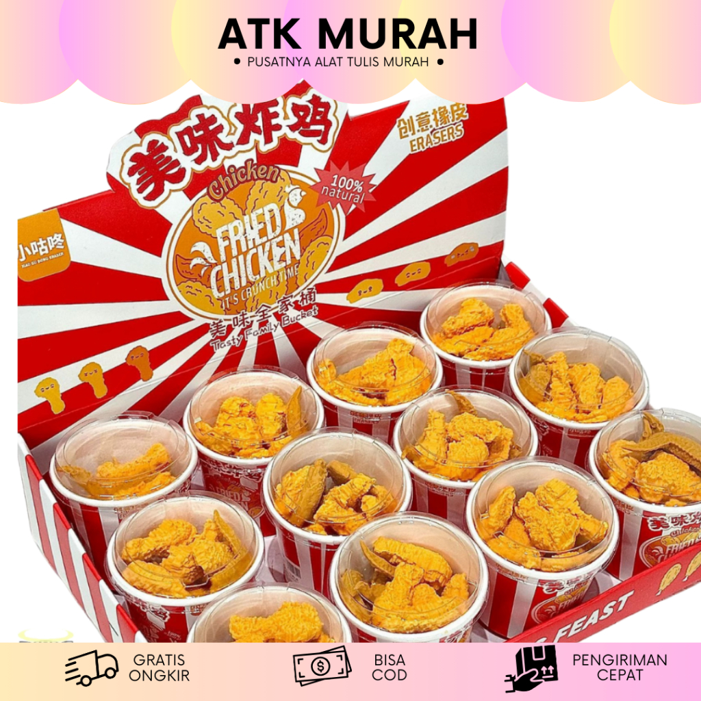 Jual PENGHAPUS BUCKET AYAM GORENG HAPUSAN BENTUK LUCU COD BISA | Shopee ...