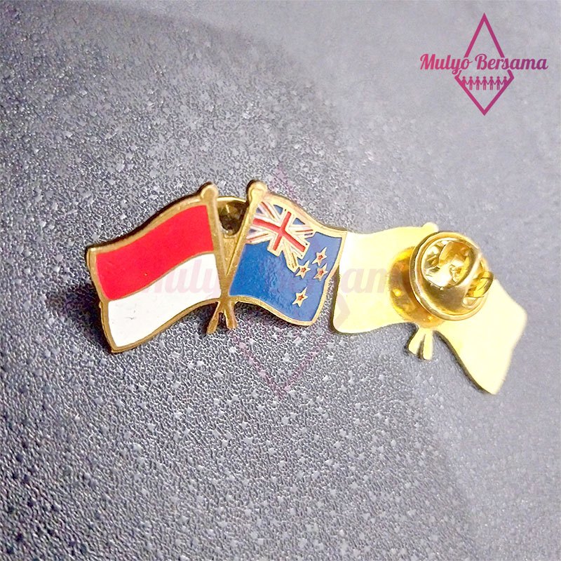 Jual Pin Bendera Persahabatan Indonesia Australia Cross Flag Pin ...