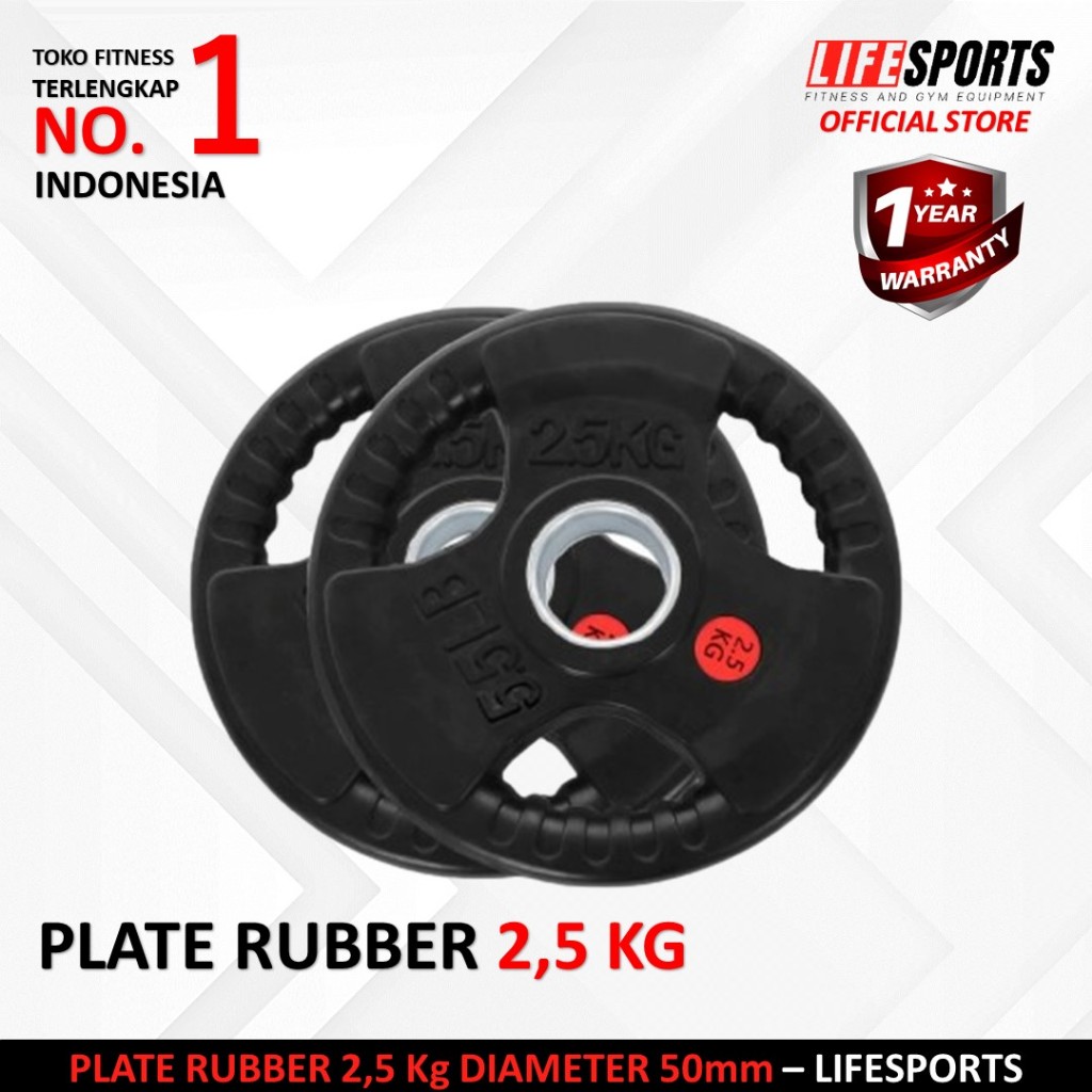 Jual LIFESPORTS - New Alat Olahraga Fitness Classic Black Rubberized ...
