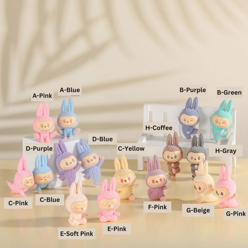 Jual Figure Labubu Yoga premium /Labubu mini stading mini / per1 pcs ...