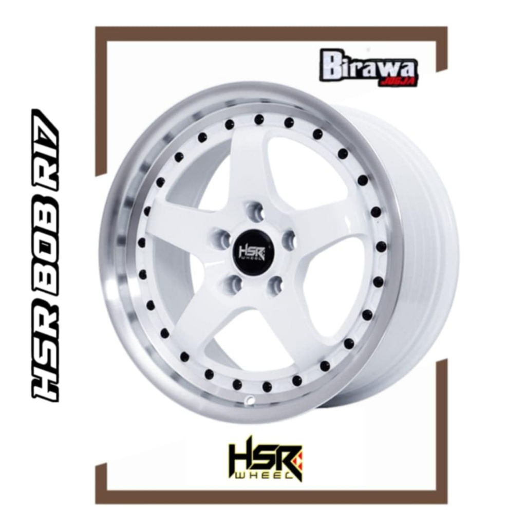 Jual BOB Velg Mobil Xpander Rocky Grend Vitara HSR Ring 17 lebar 75/85 Holle 5x114,3 ET42/35 ...