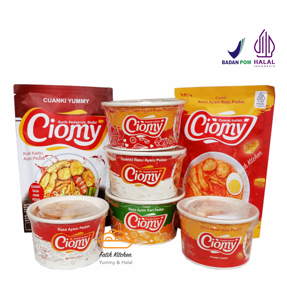 Jual CIOMY Cuanki Cheese, Ayam Pedas, Kari Keju Instan Kemasan Cup ...