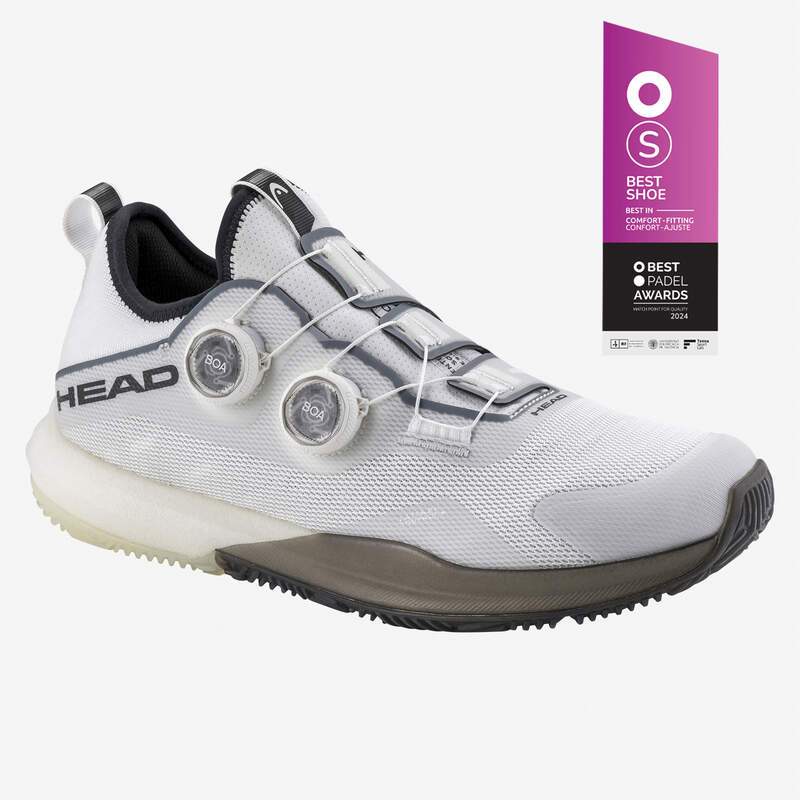 Jual HEAD Padel Shoes Motion Pro Boa White Black - Sepatu Padel ...