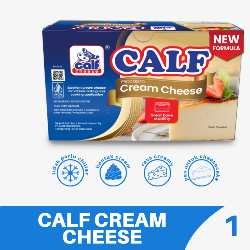 Jual Cream Cheese Calf 1kg ( Bisa ekspedisi) | Shopee Indonesia